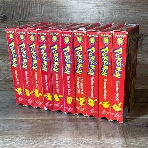 Pokemon | Media | Pokemon Vhs Tapes Lot Of Viz Video Pioneer 19971998 ...